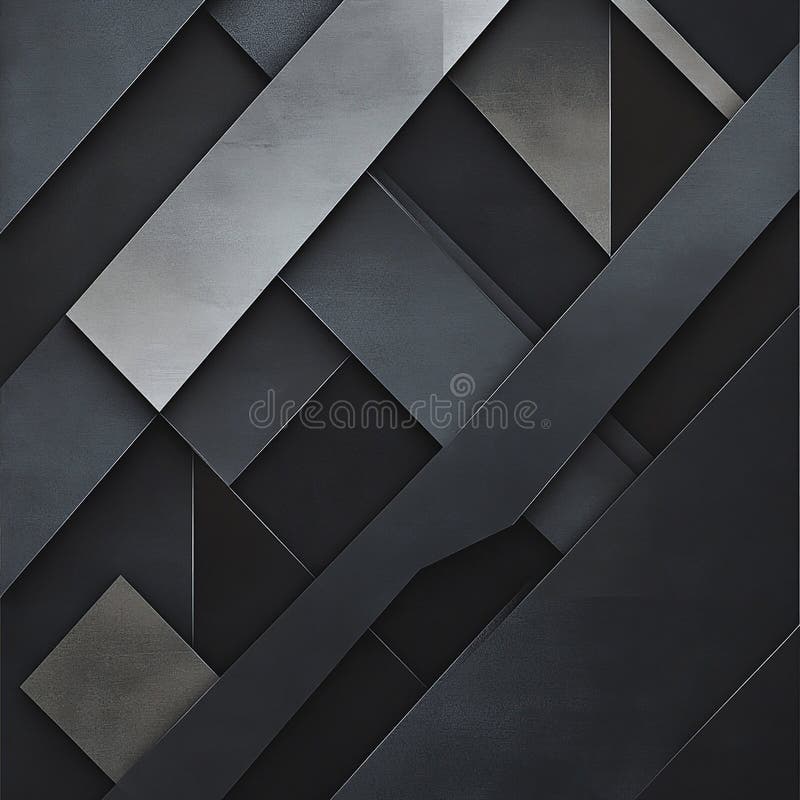 Geometric Shadows: an Abstract Pattern of Overlapping Shapes and Depth ...