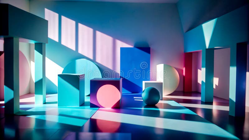 Geometric Shadows: a Study in Form and Light Generative AI Artwork ...