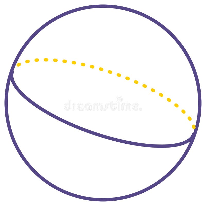 Circle Shape in Studying of Geometry, Diagonal Lines, Prism Stock ...