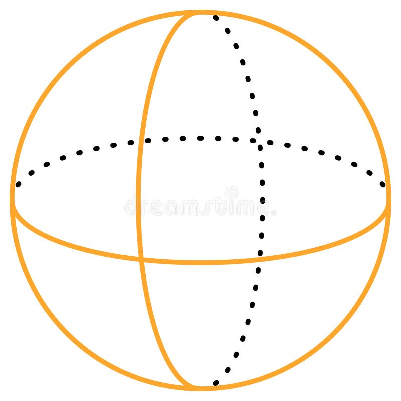 Circle Shape in Studying of Geometry, Diagonal Lines, Prism Stock ...