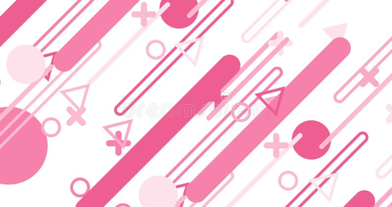 Geometric Shape Abstract Loop Animation. Infinity Motion Graphic Shapes ...