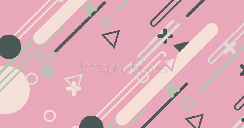 Geometric Shape Abstract Loop Animation. Infinity Motion Graphic Shapes ...