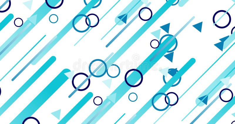 Geometric Shape Abstract Loop Animation. Infinity Motion Graphic Shapes ...