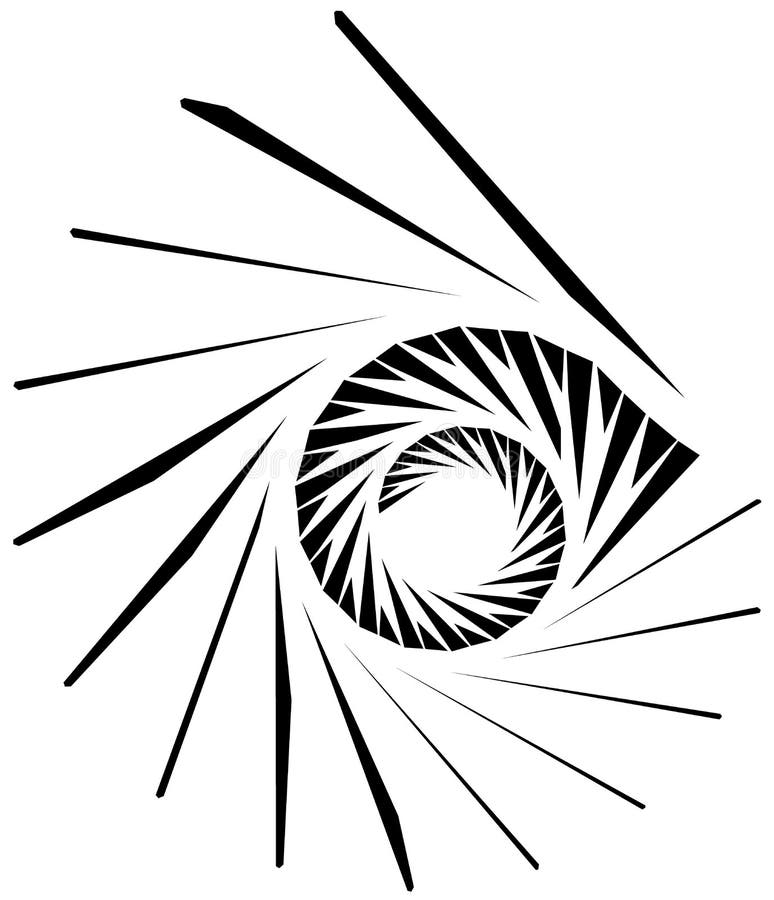 Geometric Shape - Angular Edgy Element on White. Stock Vector ...