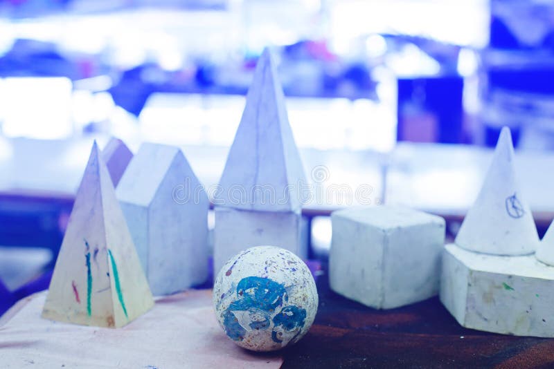 Geometry Solids stock photo. Image of wooden, triangular - 21678452