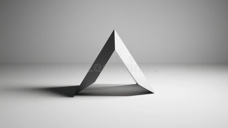 A Geometric Shape Composed of Three Triangles. Stock Illustration ...