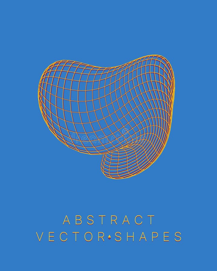 Geometric Shape for Design. 3d Technology Style Stock Vector ...