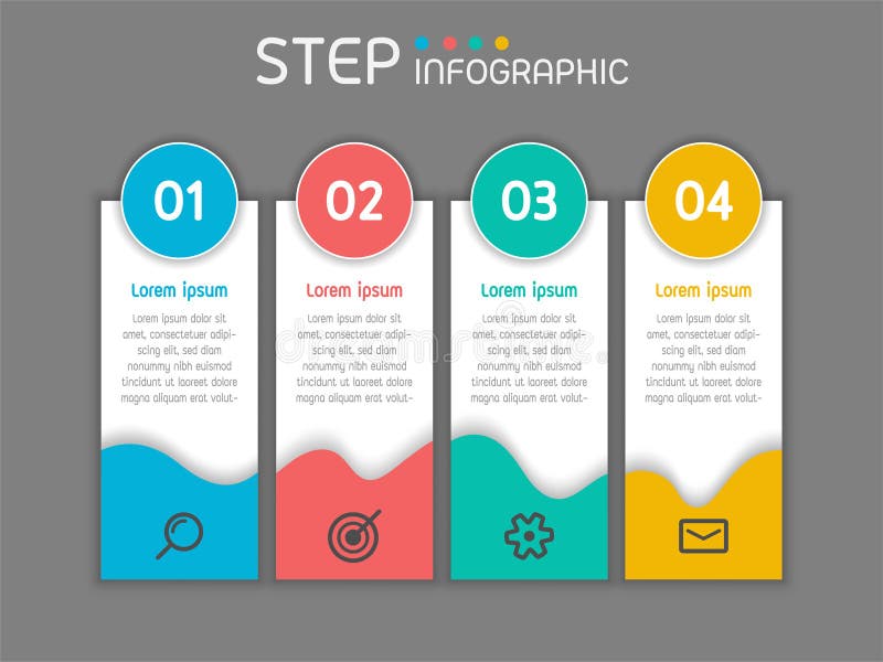 Geometric Shape Elements with Steps,options,processes or Workflow ...