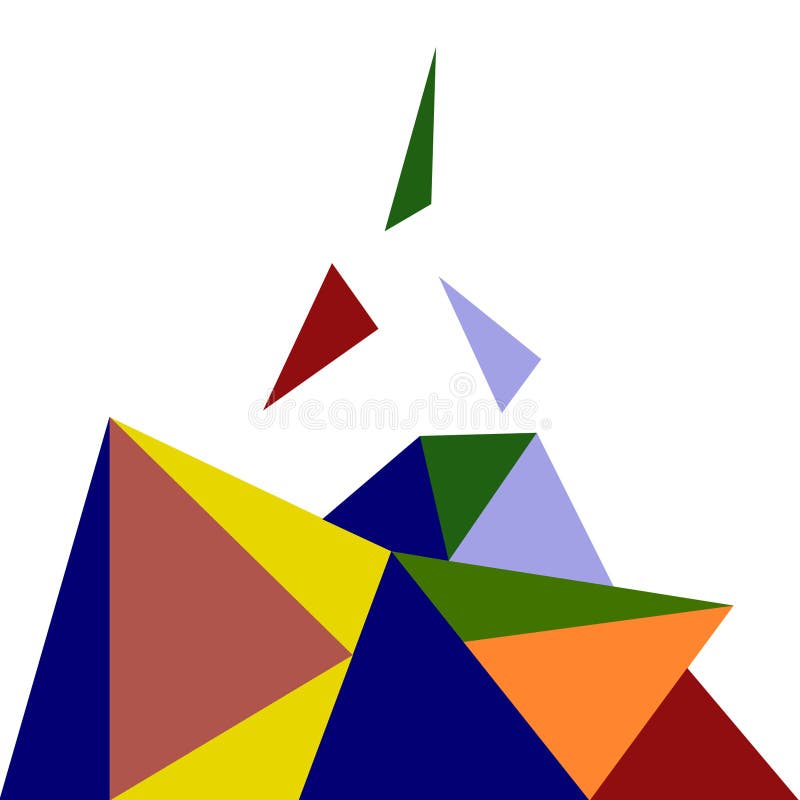 Geometric Shape, Green Design 3d Vector Illustration Stock Illustration ...