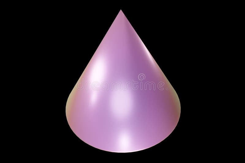 Geometric Shape. Holographic 3d Shape. 3d Rendering. Stock Illustration ...