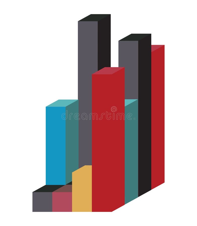 Geometric Shape - Icon of Column Bar Stock Vector - Illustration of ...