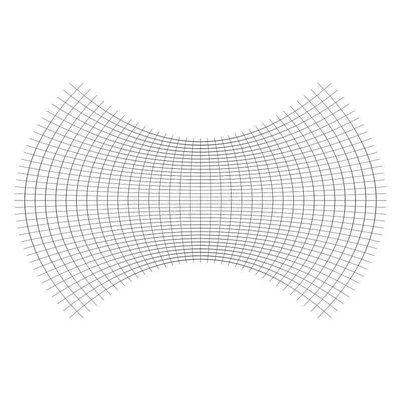 Geometric Shape with Oblate, Squeeze, Flattened Effect. Distorted ...