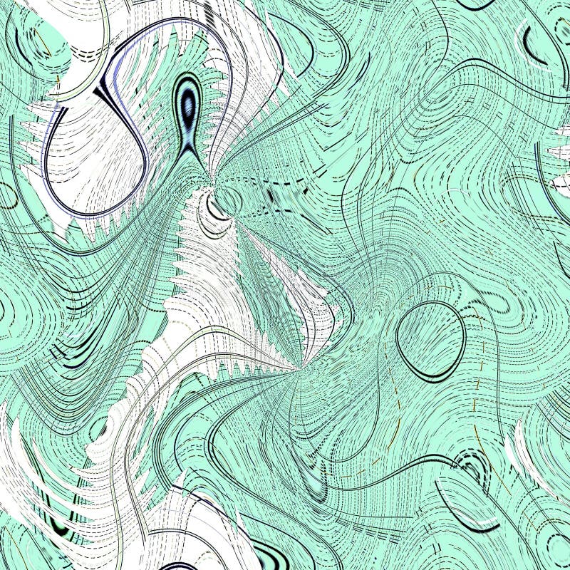 Geometric Shape Ornament in Teal and White. Modern Stylish Marble ...