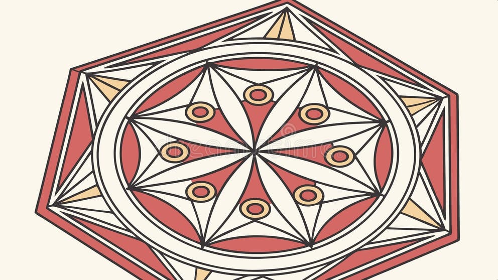 Geometric Shape Pattern. Abstract Design, Shape Motif, Decorative Art ...