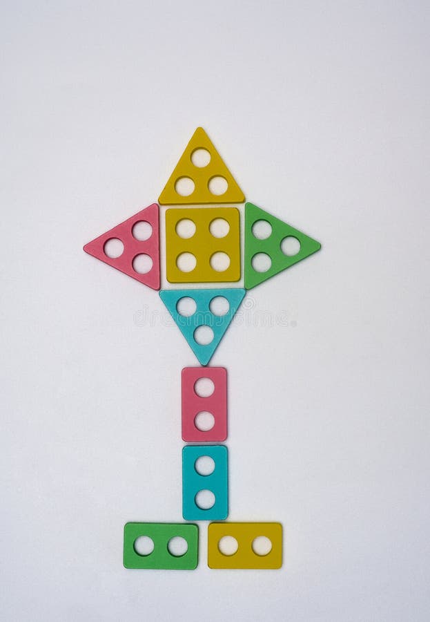 Geometric Shape. the Quadrilateral is Lined with Triangle Figures ...