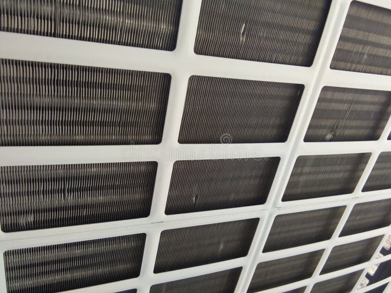 Steel mesh of an AC vent stock image. Image of mesh - 187827703