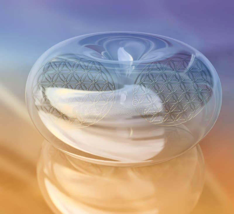 Inside the torus stock illustration. Illustration of wire - 21316650