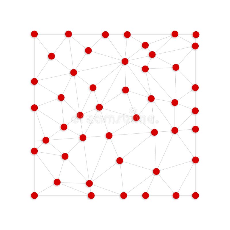 Square Network Link Logo Concept Design. Symbol Graphic Template ...