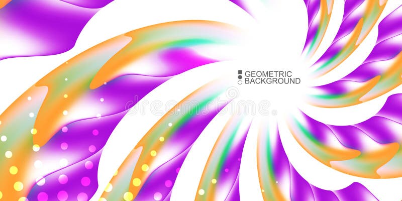 Geometric Shaped Objects Colorful Abstract Background Stock Vector