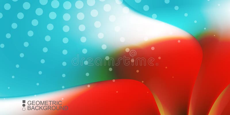 Geometric Shaped Objects Colorful Abstract Background Stock Vector ...