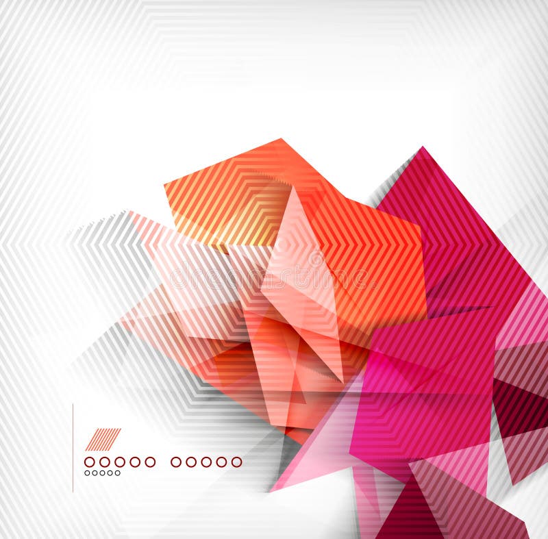 Vector Brain Design Conceptual Polygon Style, Abstract Vector Ill Stock ...