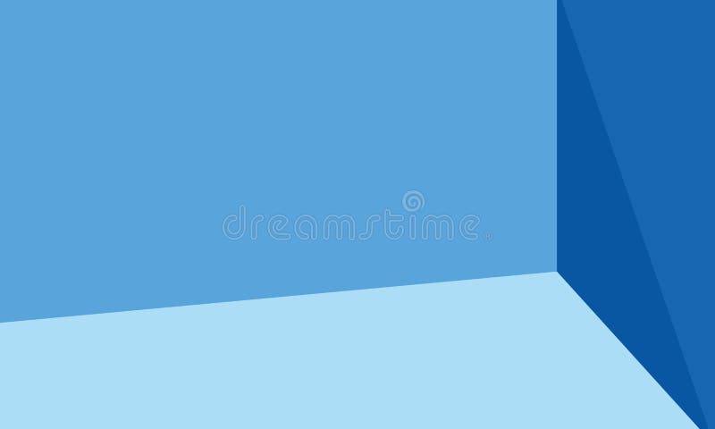 Geometric Shapes on Abstract Blue Background Design Stock Vector ...