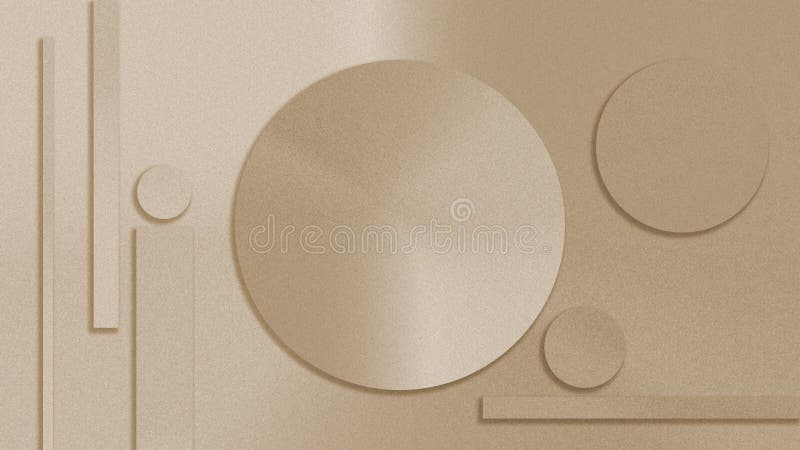 Geometric Shapes Blur Gradient with Grain in Sepia Stock Illustration ...