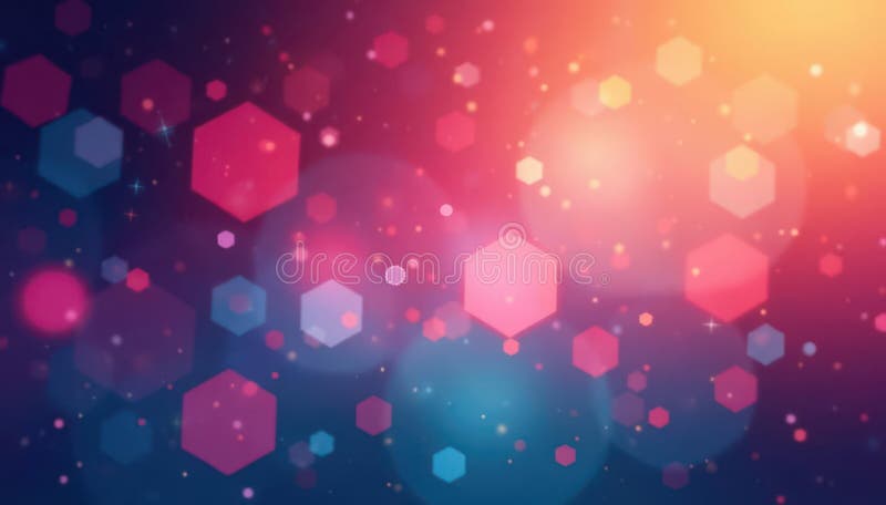 Geometric Shapes Bokeh Effect Seamless Backdrop, Clean, Pattern Stock ...