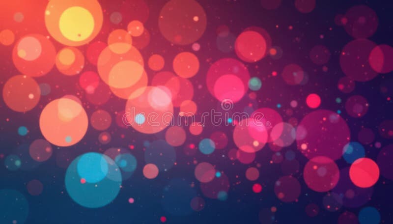 Geometric Shapes Bokeh Effect Seamless Backdrop, Motion, Clean Stock ...