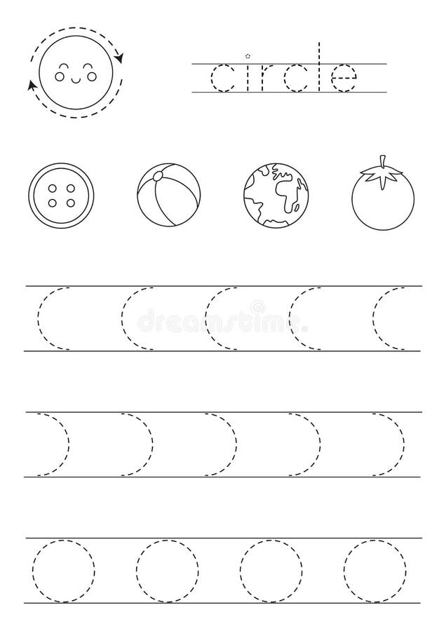 Learning Basic Geometric Form for Children. Find Circular Objects ...