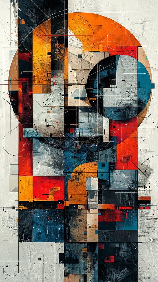 Shapes Collide Stock Illustrations – 227 Shapes Collide Stock ...