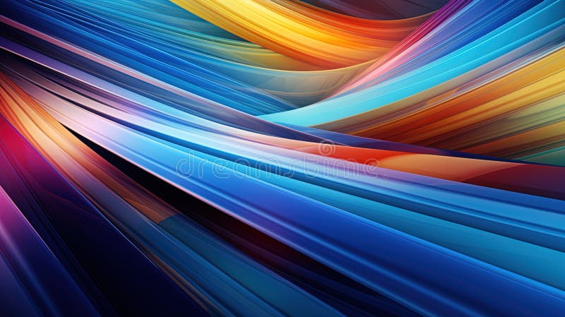 Geometric Shapes and Colors Intermingle in Abstract Background ...