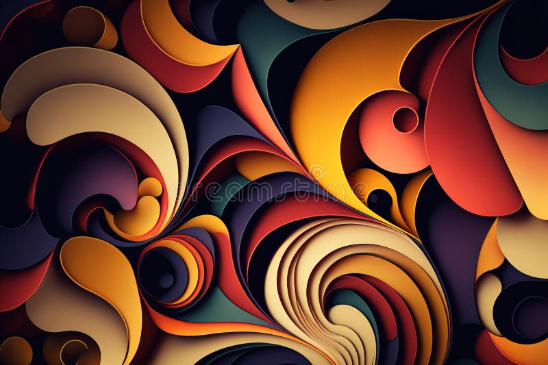Geometric Shapes Composition Background of Abstract Shapes Arranged in ...