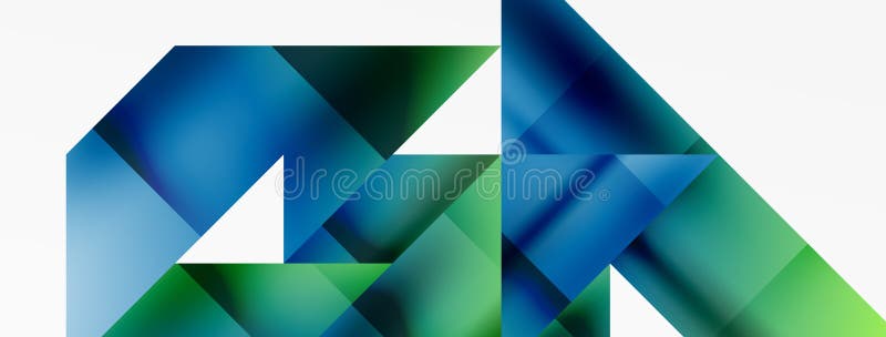 Geometric Shapes Concept for Creative Technology, Digital Art, Social ...