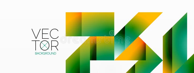 Geometric Shapes Concept for Creative Technology, Digital Art, Social ...