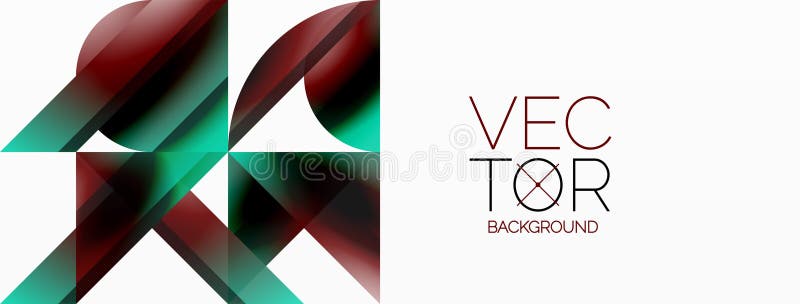 Geometric Shapes Concept for Creative Technology, Digital Art, Social ...