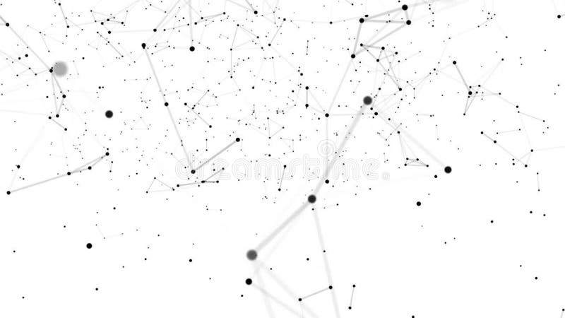 Geometric Shapes Connected by 3d Render Lines. Black Transparent ...