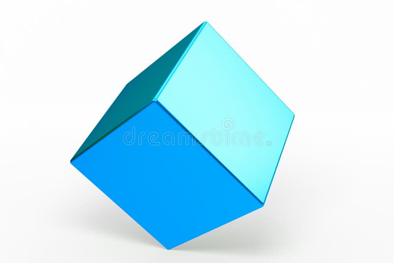 Geometric shapes cube stock illustration. Illustration of shape - 38290169