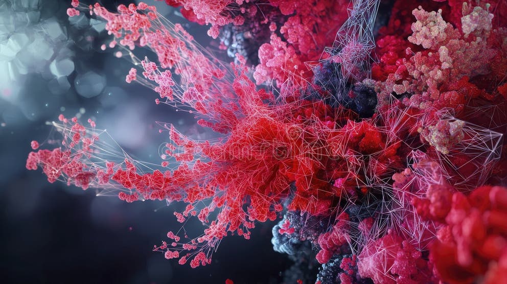 Geometric Shapes Expanding and Contracting Abstract Art Digital Design ...