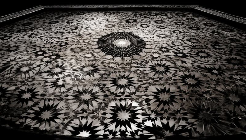 Geometric Shapes and Floral Patterns Collide Beautifully Generated by ...