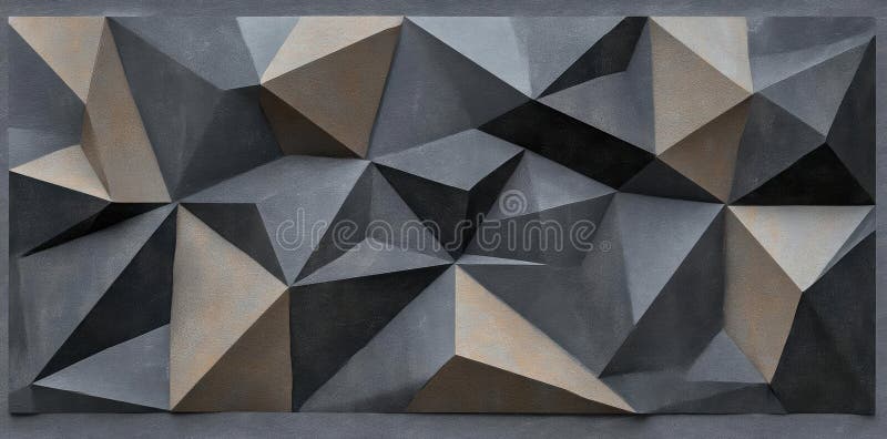 Geometric Shapes Form Abstract Pattern with Modern Design and ...