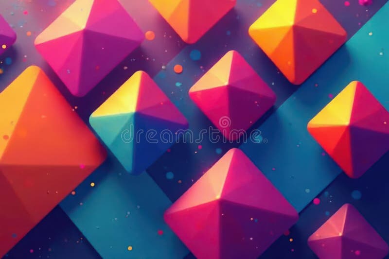 Geometric Shapes Form a Continuous, Stylish Backdrop, Wallpaper ...