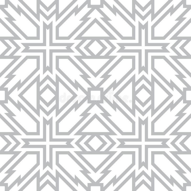 Geometric Shapes Form a Seamless Pattern. Sharp Corners and Straight ...