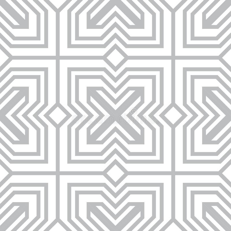 Geometric Shapes Form a Seamless Pattern. Sharp Corners and Straight ...