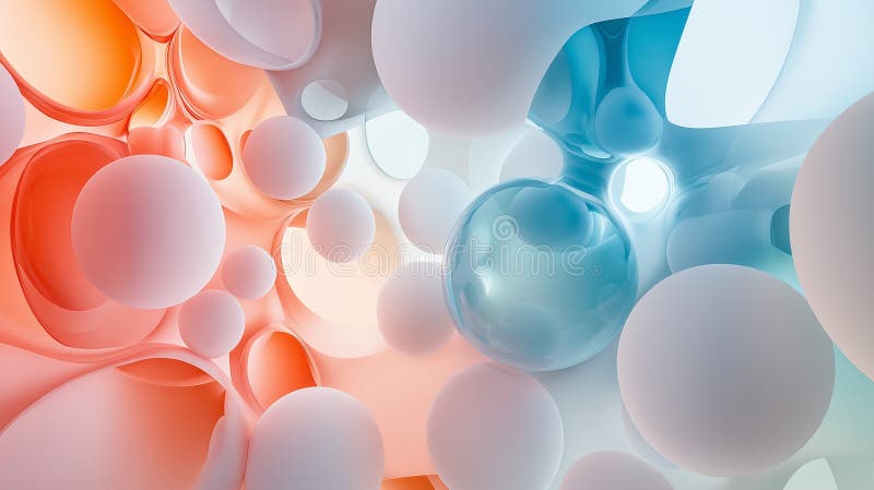 Geometric Shapes Inspired by Molecular Structures Stock Illustration ...