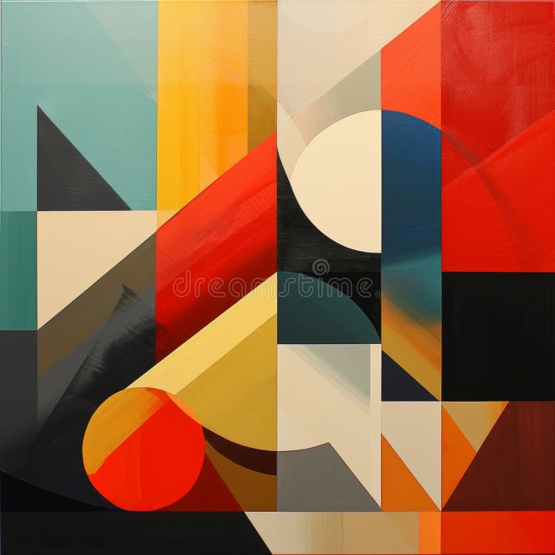 Geometric Shapes Interact Dynamically, Forming an Engaging Visual ...