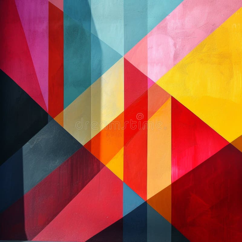 Geometric Shapes Interact Dynamically, Forming an Engaging Visual ...