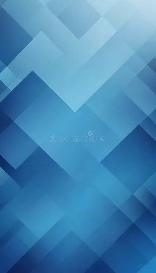 Geometric Shapes on a Light Blue Abstract Background. Stock ...