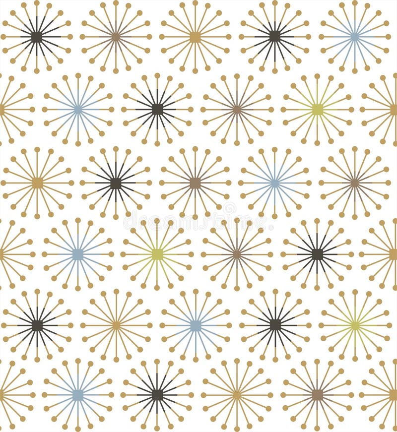 Geometric Shapes of Lines Rays Forming Circles Stock Illustration ...