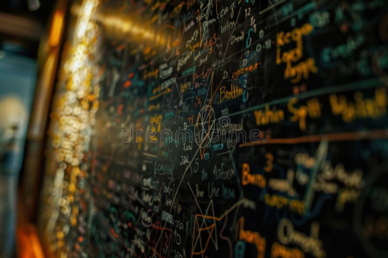 Geometric Shapes in Math. Abstract Mathematics Background Concept Stock ...